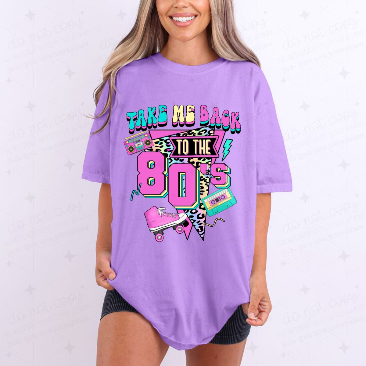 TAKE ME BACK TO THE 80'S - DTF TRANSFER – shopollieandco