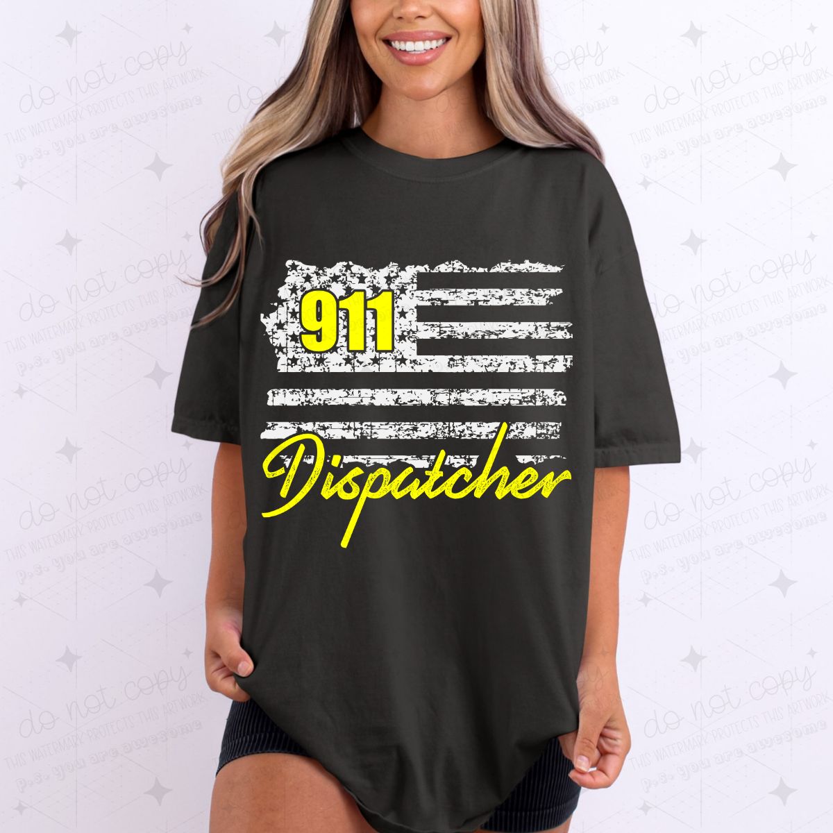 911 DISPATCHER - DTF TRANSFER – shopollieandco