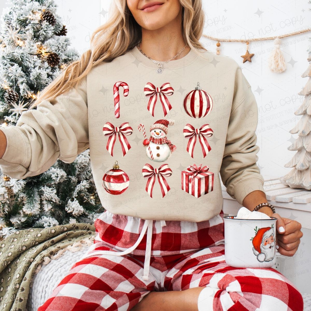COQUETTE CANDY CANE COLLAGE - DTF TRANSFER – shopollieandco