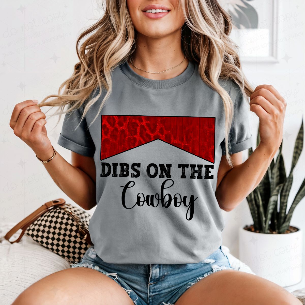 DIBS ON THE COWBOY - DTF TRANSFER – shopollieandco