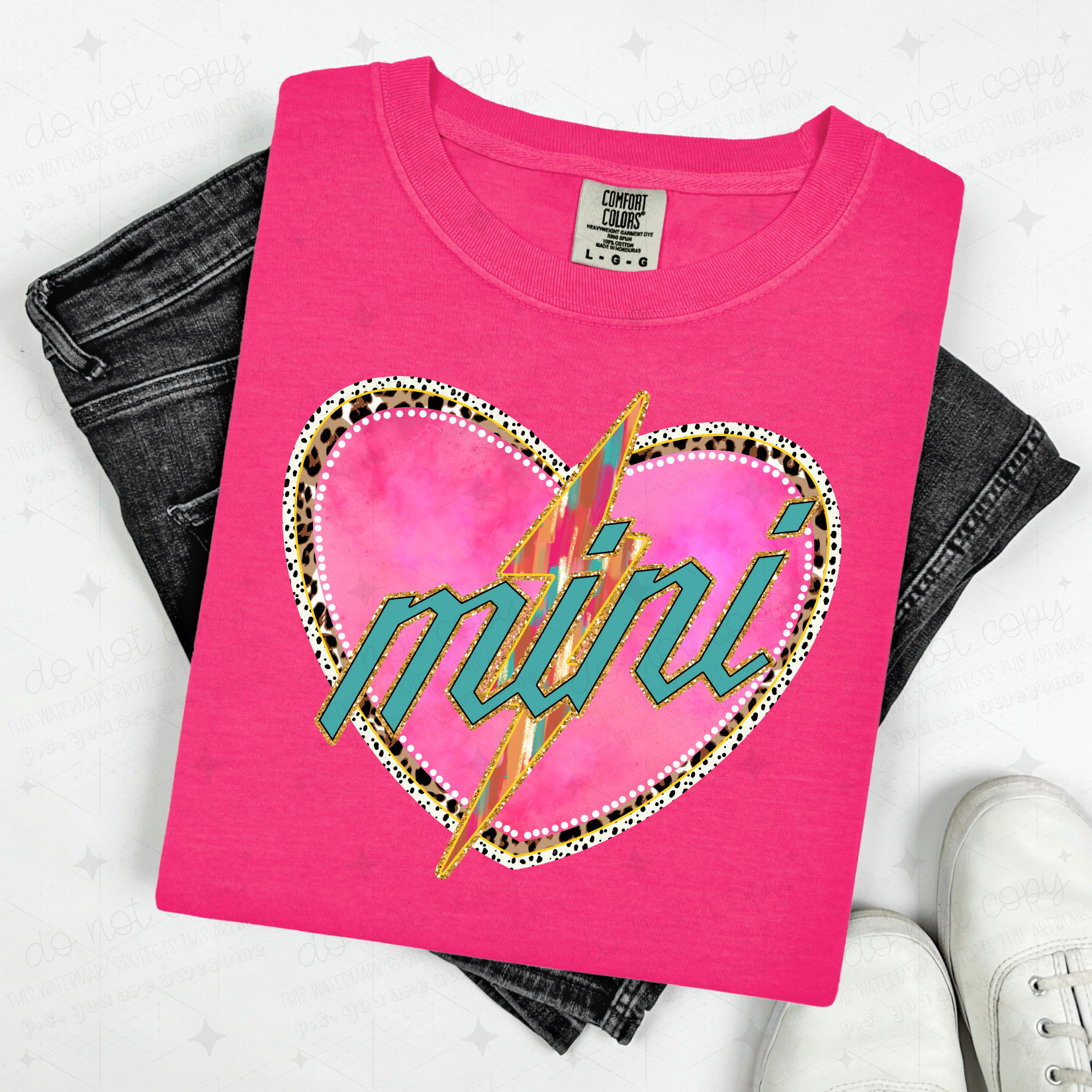 MINI HEART - DTF TRANSFER – shopollieandco