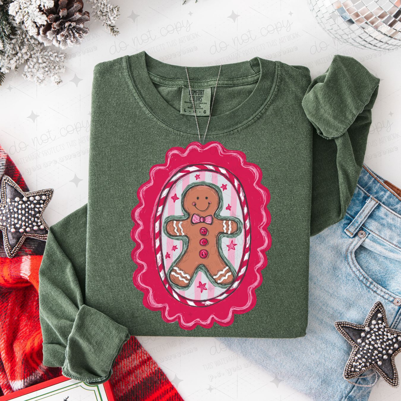 GINGERBREAD MAN - DTF TRANSFER – shopollieandco