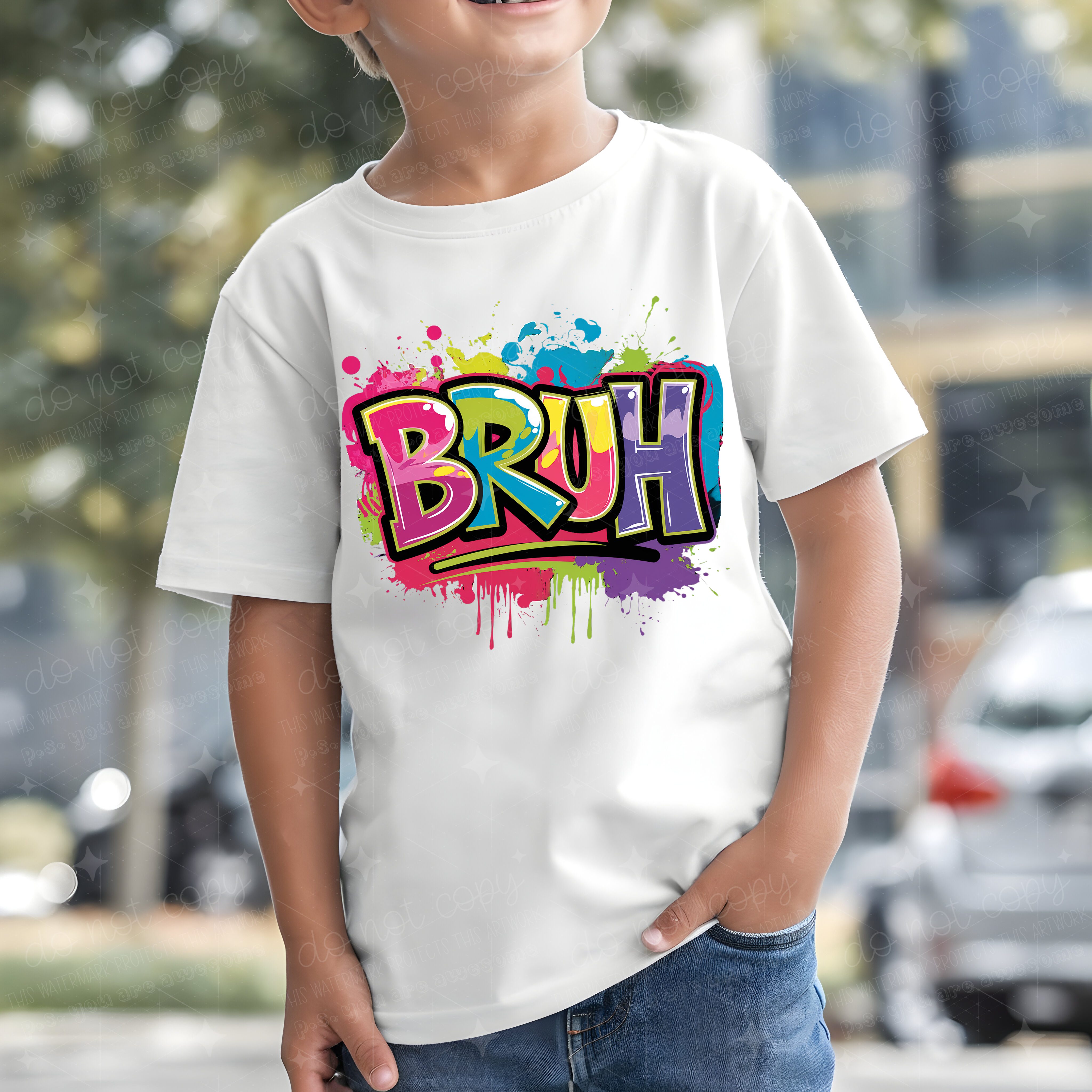 BRUH NEON - DTF TRANSFER – shopollieandco